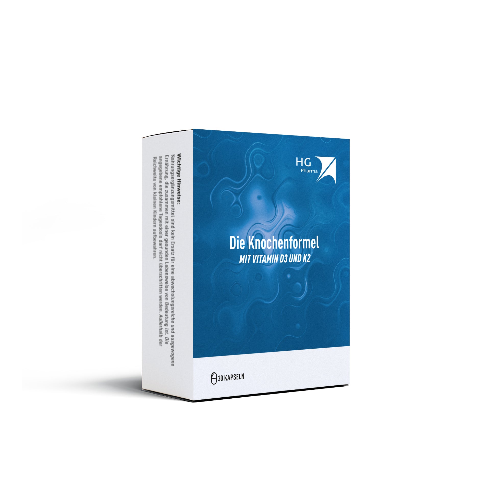 The Bone Formula - Vitamin D3 and K2 (6 g = 30 capsules) – HG Pharma Shop