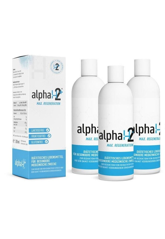 alphaH2+® 3 Flaschen – HG Pharma Shop